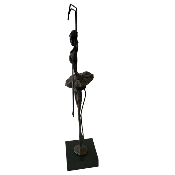 Vintage | Accents | Brutalist Bronze Ballerina Alberto Giacometti Style ...